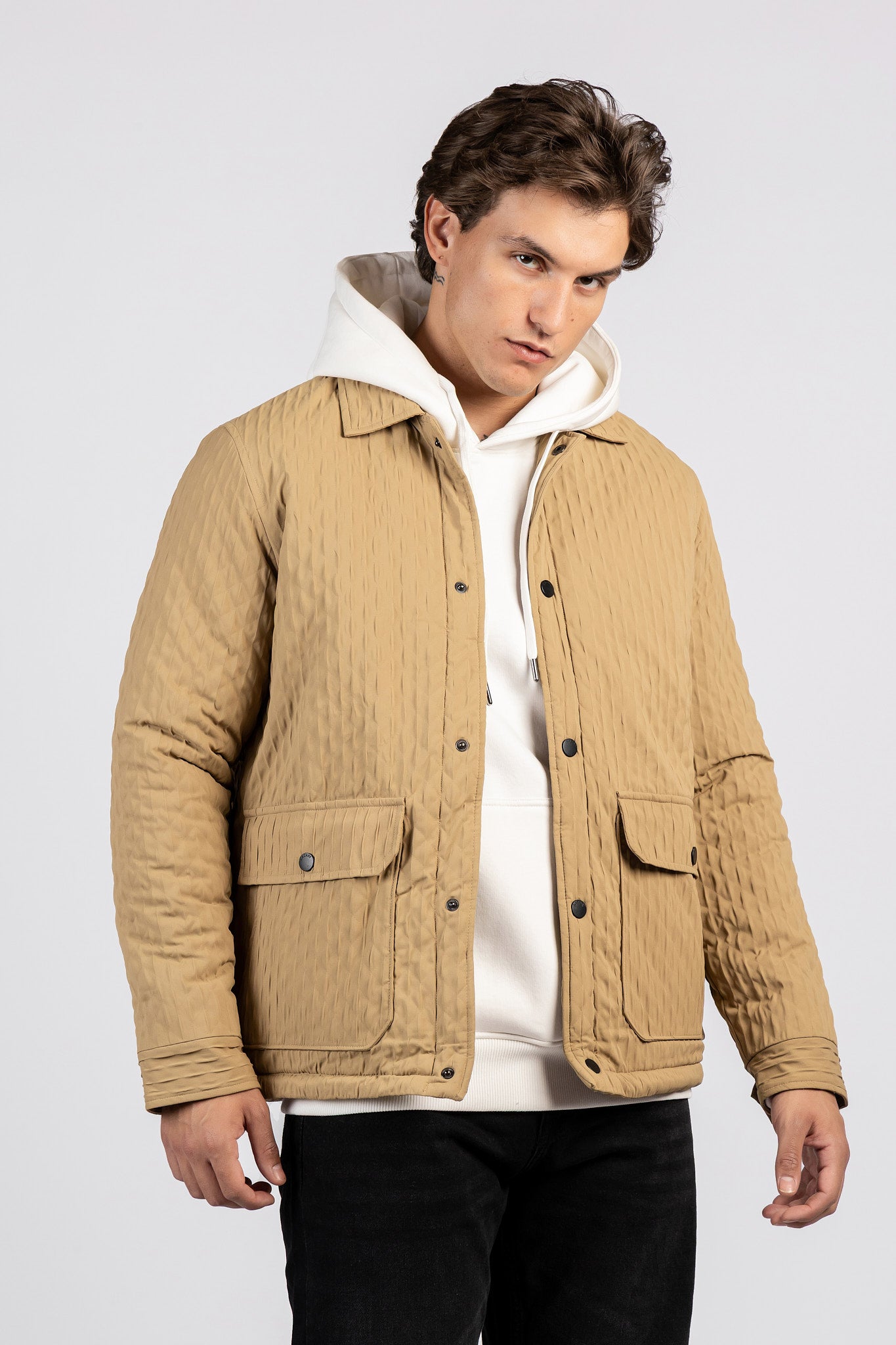 Jakar Button Jacket with Pockets – Waterproof – JAK/26603 – KAZARY